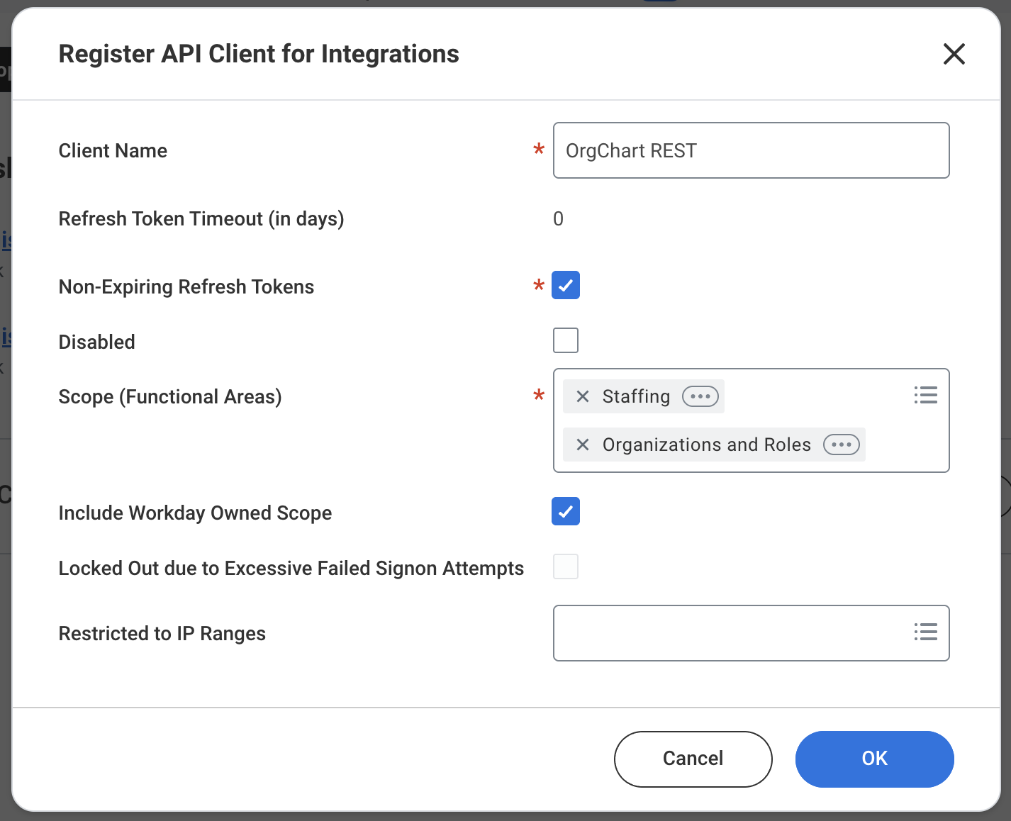 Workday (API) – OrgChart