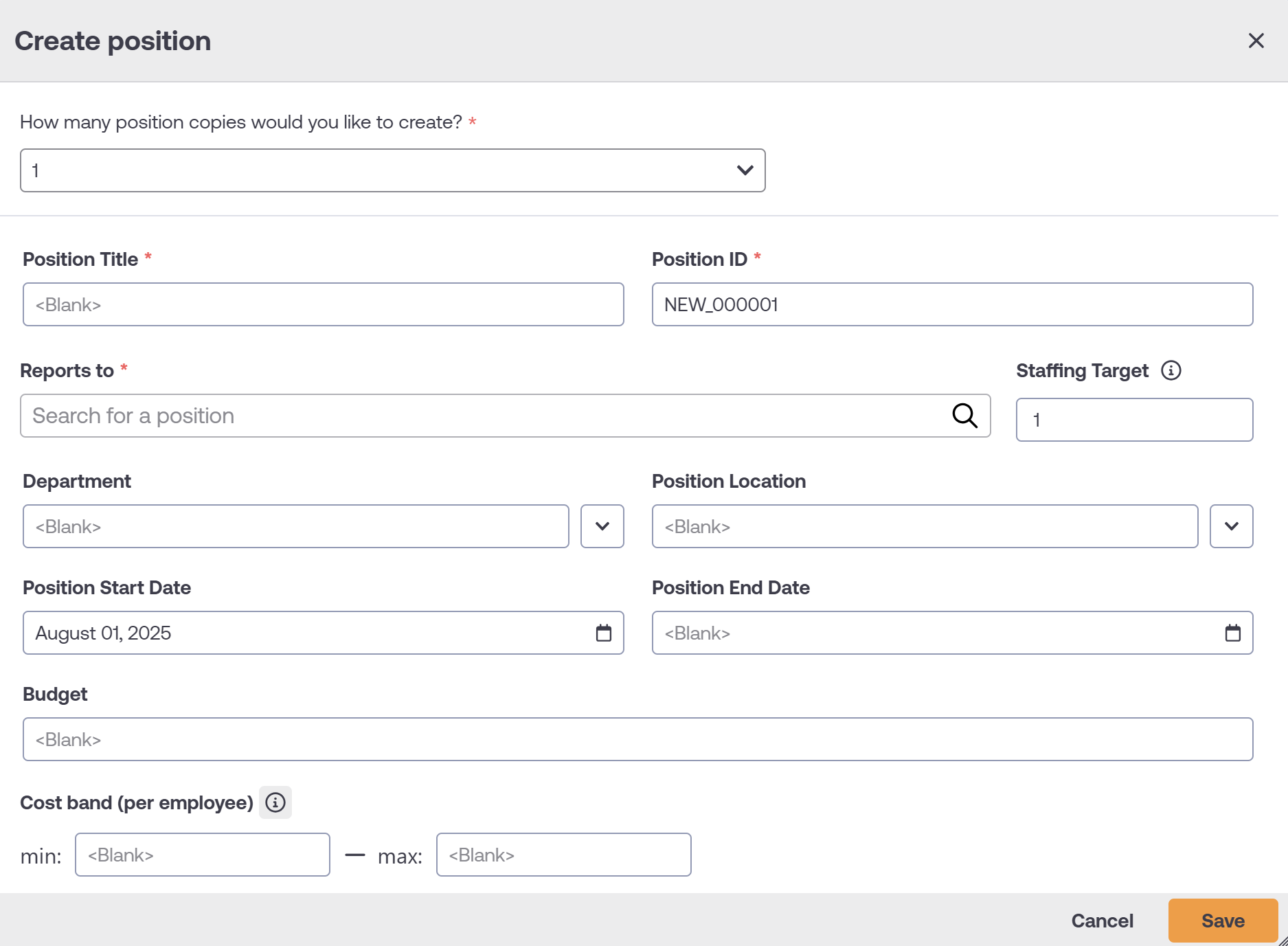 Updating position-driven plans – OrgChart